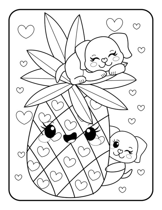 Kawaii Food and Animals Digital Download group 5 - Etsy