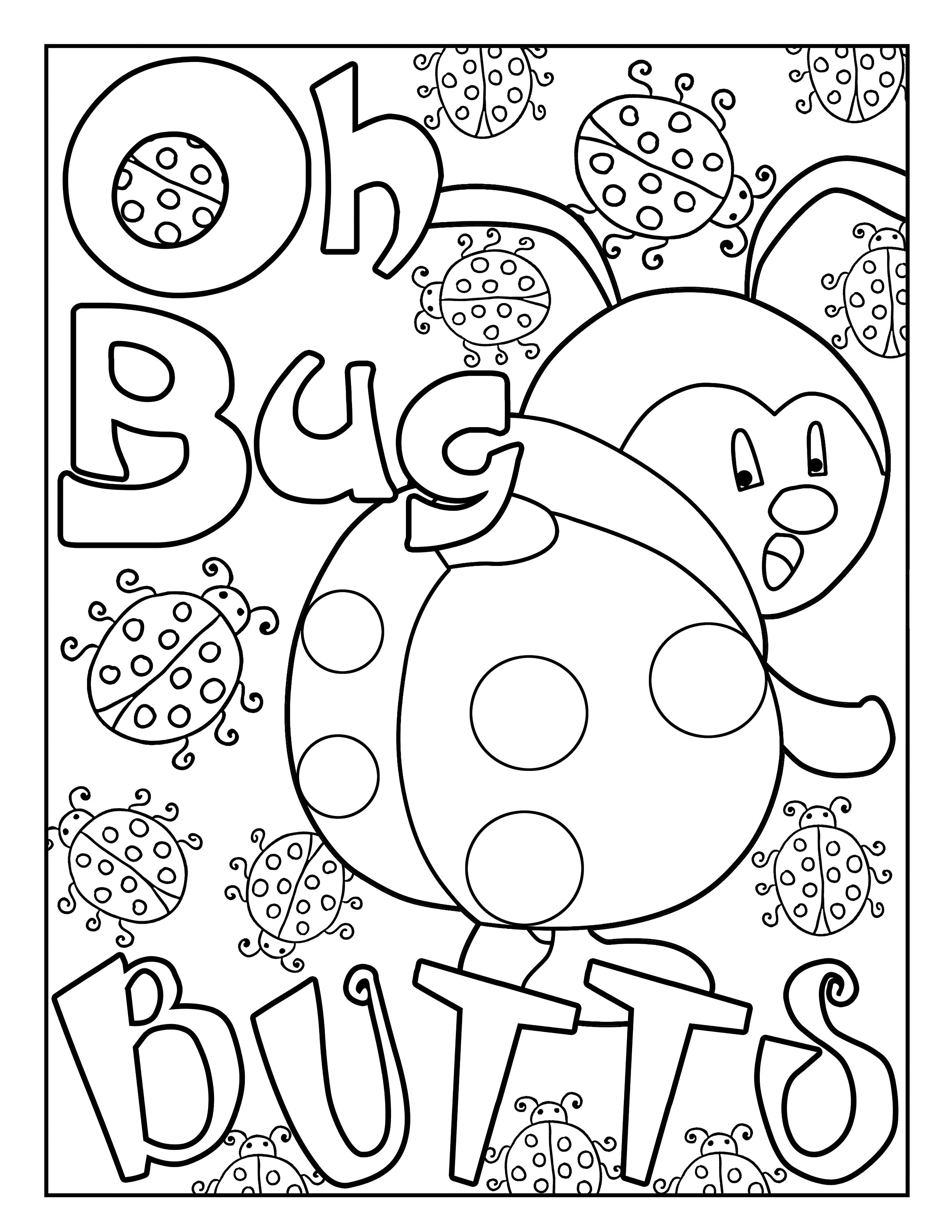 Clean Cuss Words Coloring Pages (group 5) Digital Download JPG - Etsy