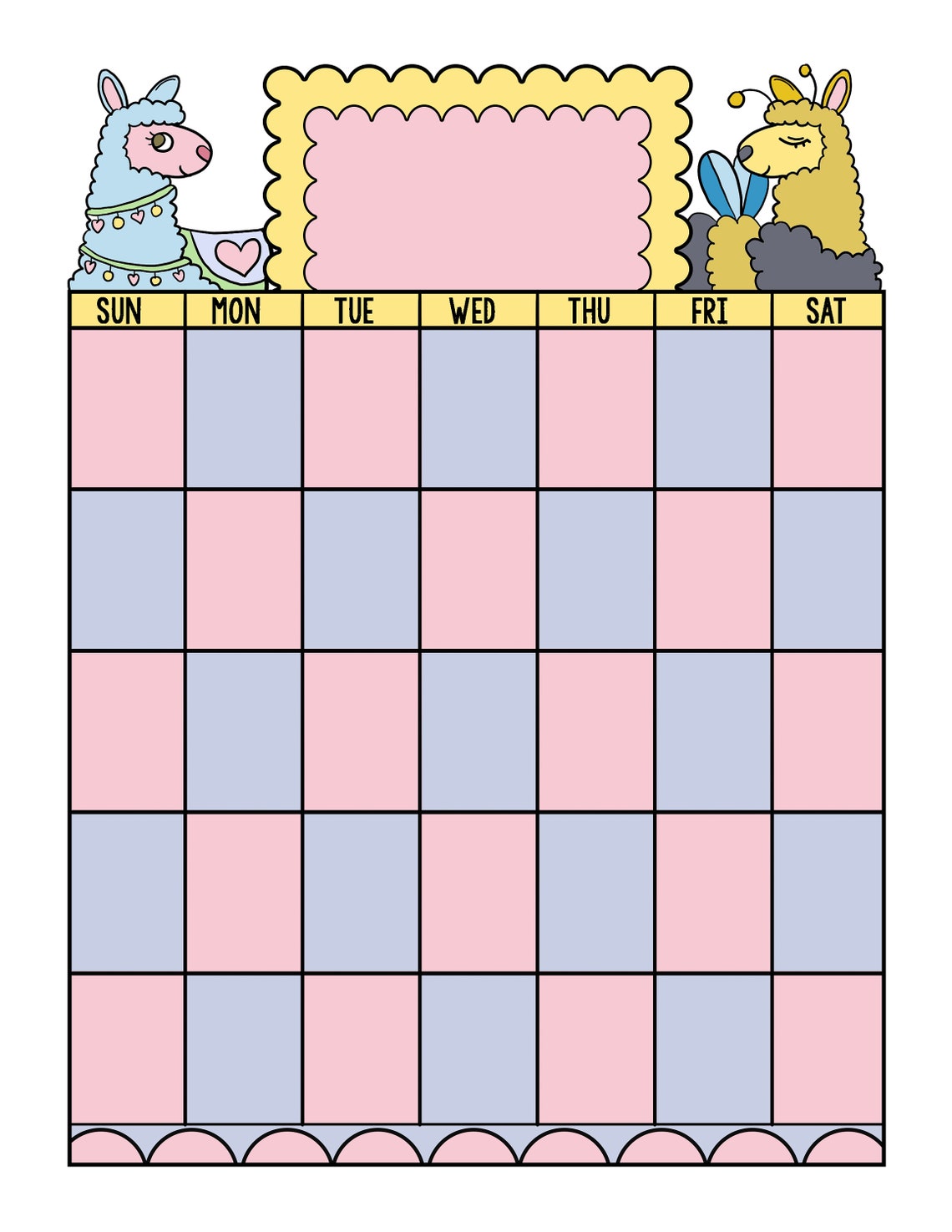 Llama Drama Planner- Digital Download Printable - Etsy