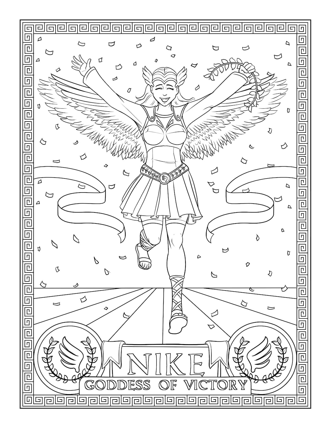 Greek Goddesses (group 3) Coloring Pages Download/printable - Etsy