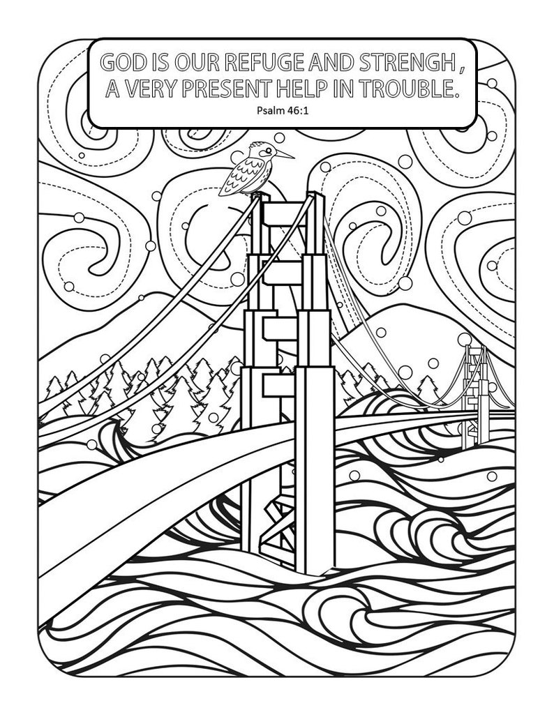 Faith Coloring Pages - Etsy