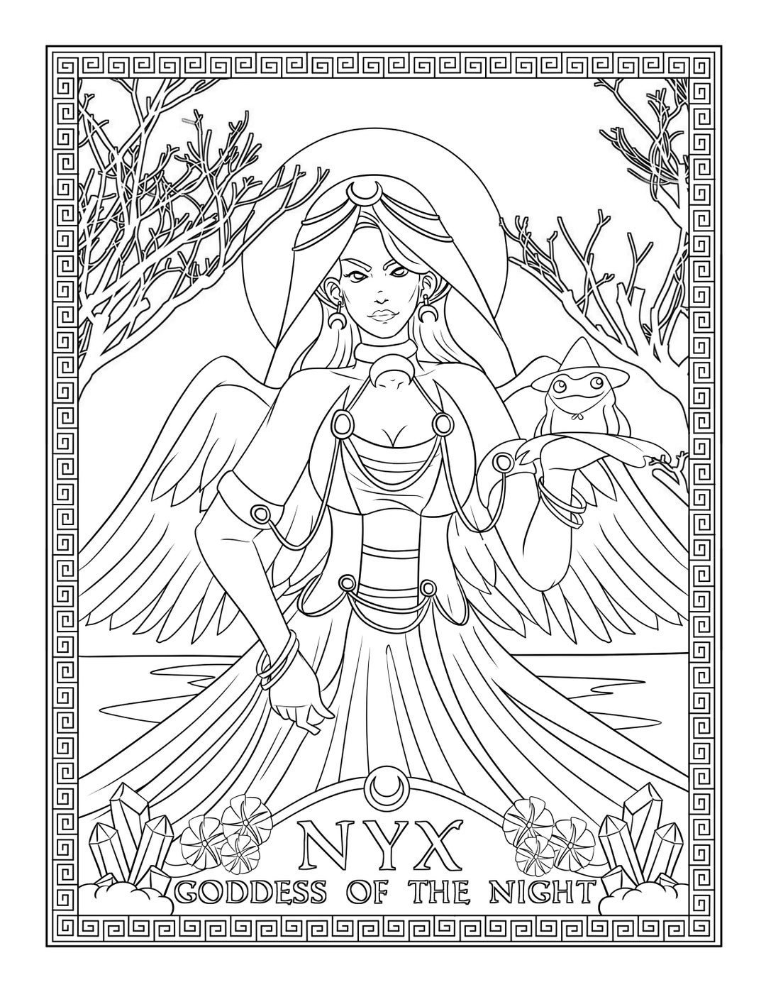 Greek Goddesses (group 4) Coloring Pages Download/printable - Etsy