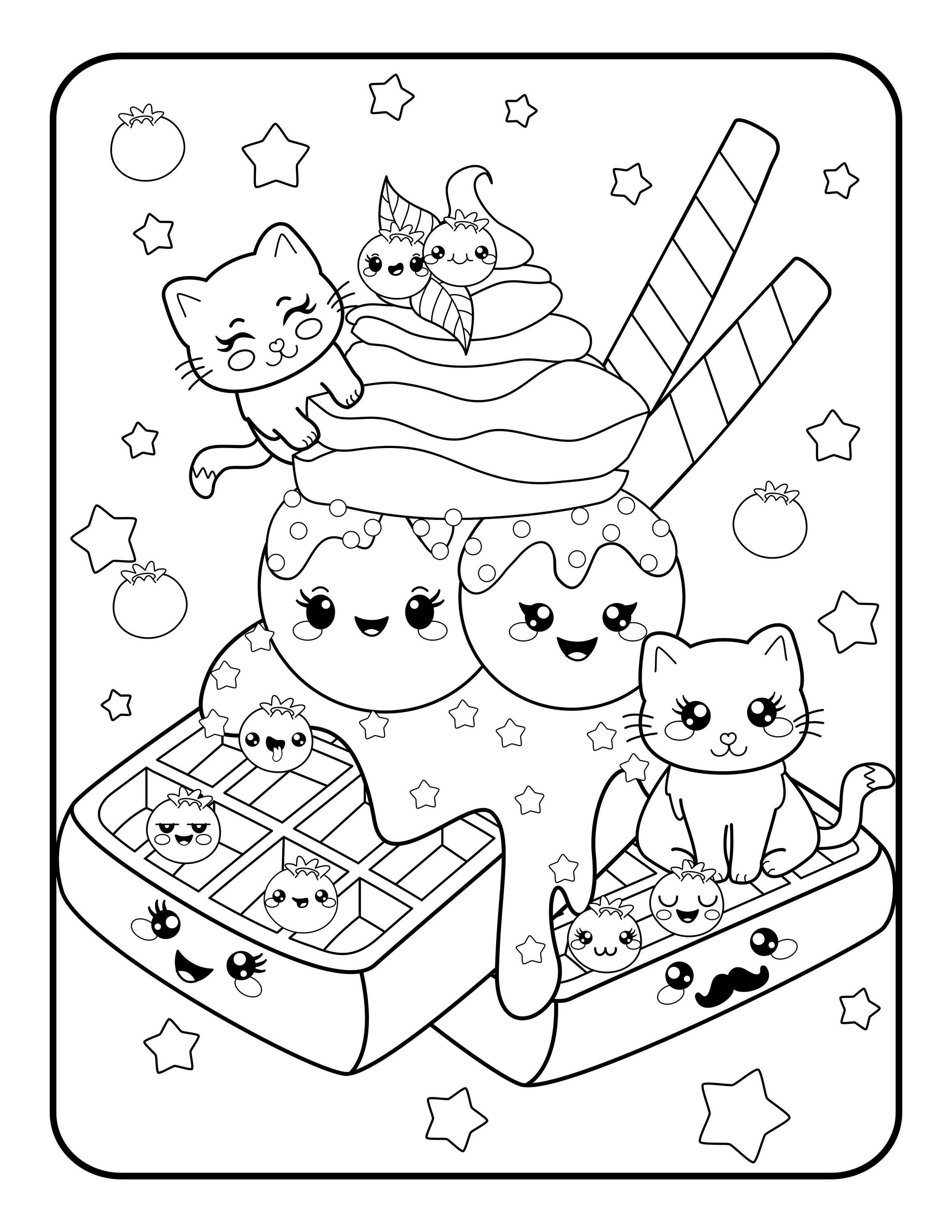 Kawaii Food and Animals Printable Downloads (group 1) - Etsy
