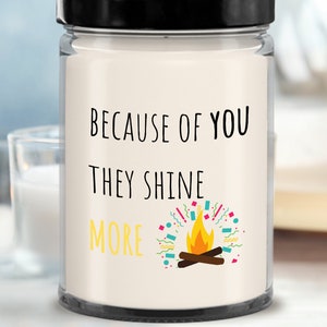 Scout Leader Appreciation Candle Leadership Gifts Scout Leader Scented ...