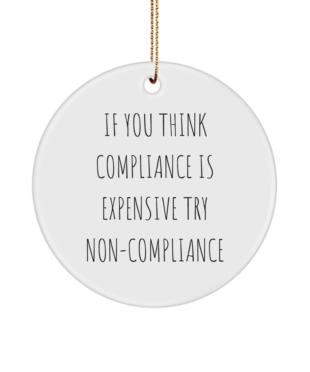 Compliance Officer Gifts Funny Ornament Ethics Officer Funny Compliance ...