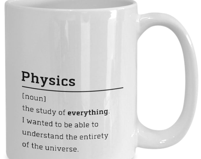 Funny Physics Mug Physics Teacher Gift Funny Hipster Mug Audio Engineer ...