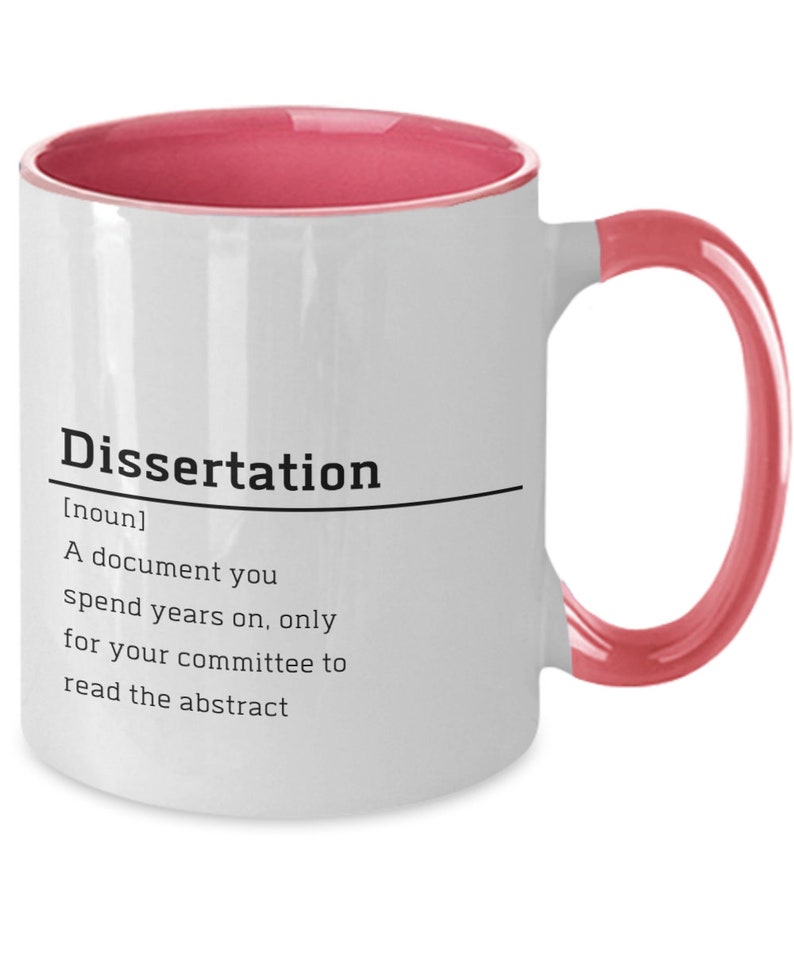 Dissertation Gift | Phd Student Gift | Funny Dissertation Mug | Grad ...