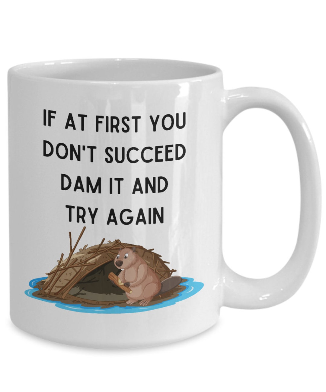 Beaver Gift | Beaver Coffee Cup | Beaver Lover Gift | Cute Beaver Gift ...