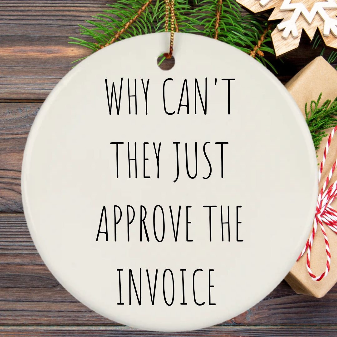 Accounts Payable Ornament Accounting Gift for Office Tree Invoice ...