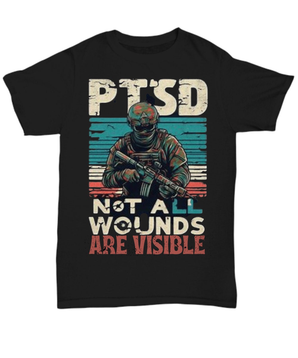 Ptsd Shirt | Military Wife | Veteran Shirt | Ptsd Awareness Gift ...