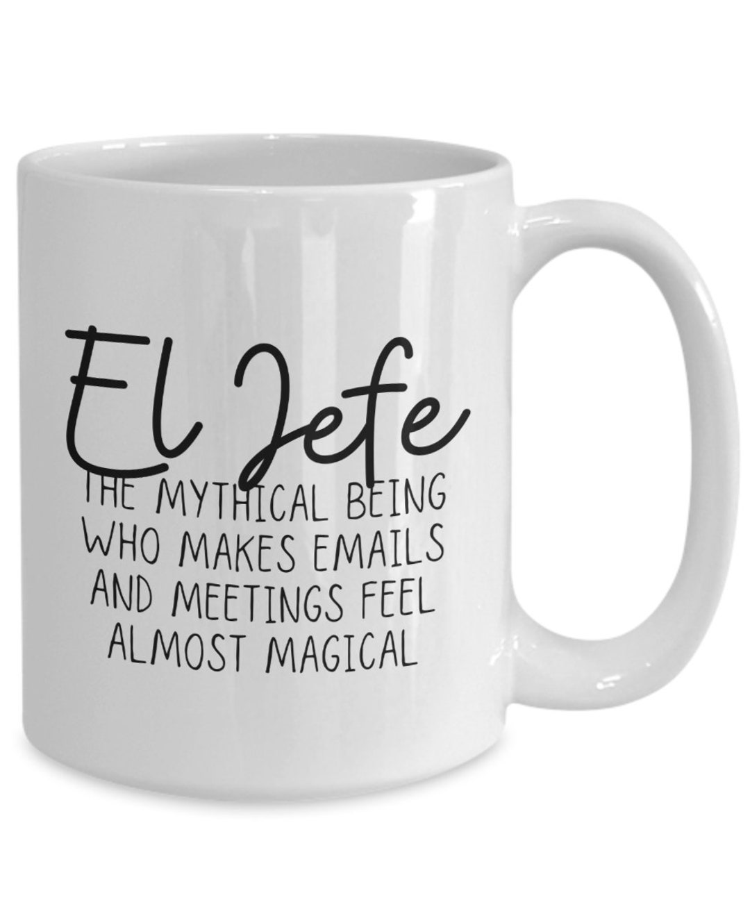 El Jefe Coffee Mug Funny Boss Jefe Mug Christmas Gifts for Boss Male ...