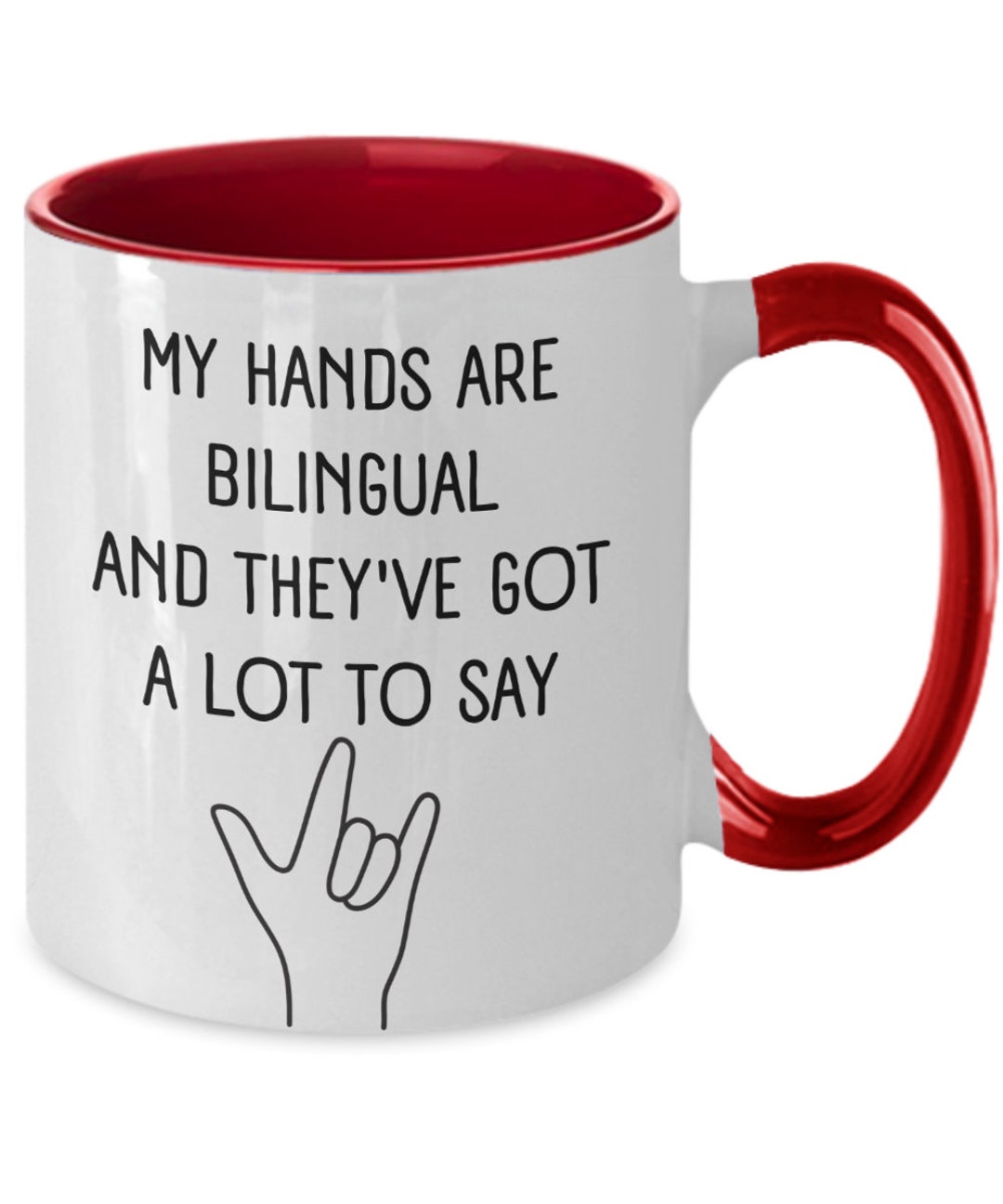Asl Gift | Gift for Interpreter | Sign Language Interpreter Mug | Sign ...