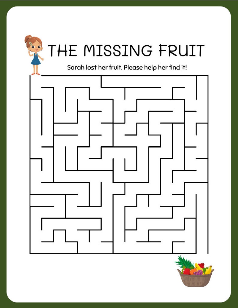 Tu Bshvat Printable Activity Sheet for School Aged Kid Tu B'shavat Pdf ...