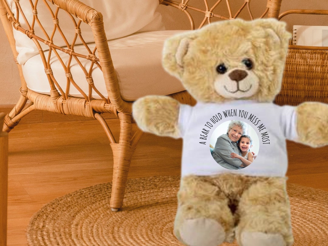Memory Bear, Custom Nana Teddy Bear, Memorial Gift for Loss of Granny ...