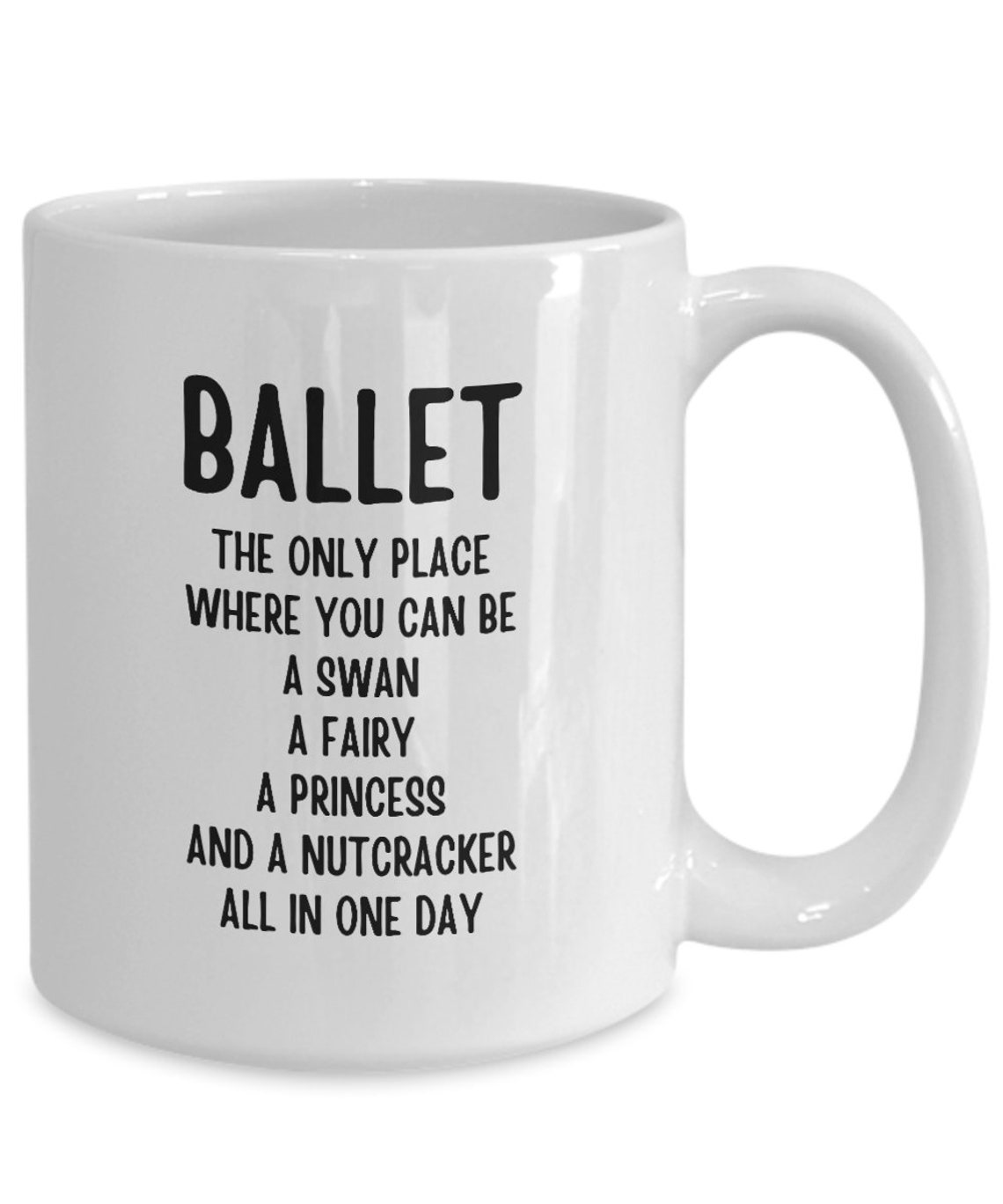 Ballet Mug Ballet Teacher Gift Nutcracker Mug Dance Mugs Ballet Gifts ...