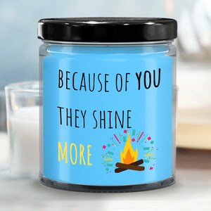 Scout Leader Appreciation Candle Leadership Gifts Scout Leader Scented ...