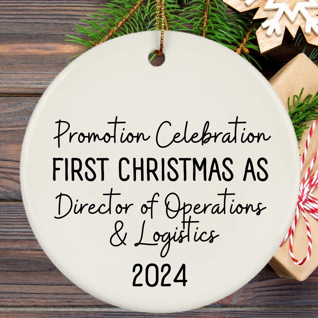 Job Promotion Personalized Christmas Ornament | Employee Promotion ...