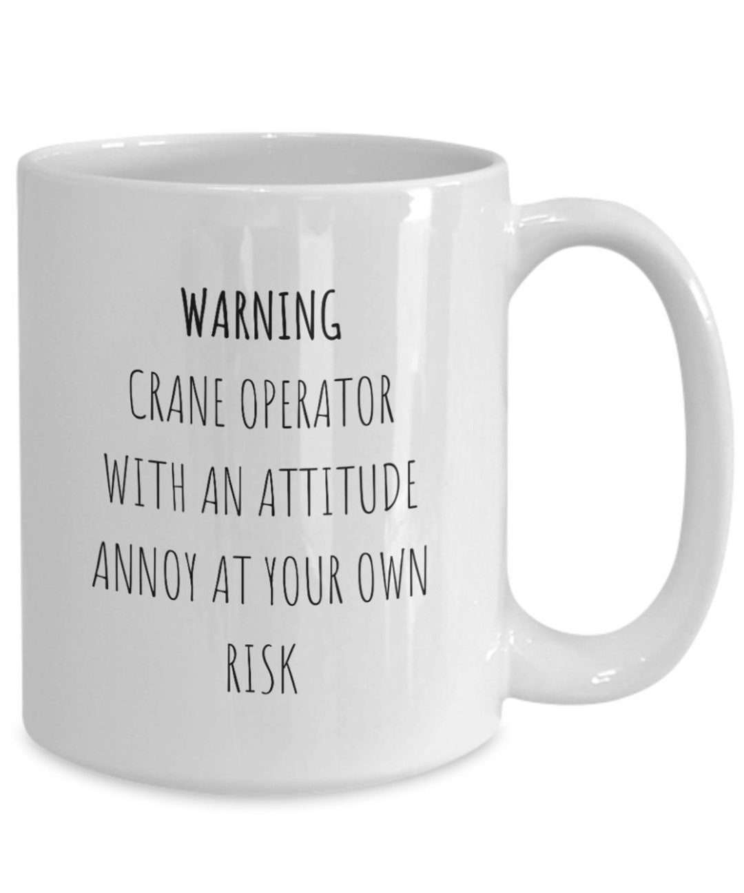 Crane Operator Gifts Crane Driver Coffee Mug Construction Gift Heavy ...