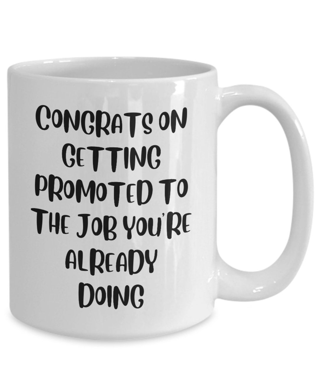 Job Promotion Gift Funny New Job Gift Coffee Mug Congratulations Gift ...