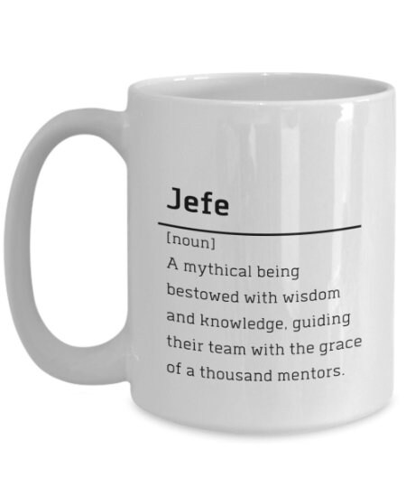 Jefe Gift El Jefe Mug Funny Gifts for Boss Male Supervisor Gift ...