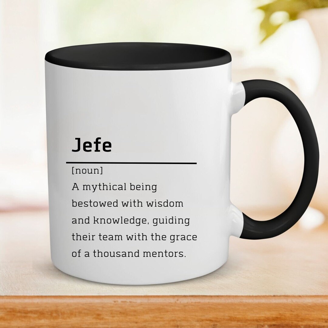Jefe Gift El Jefe Mug Funny Gifts for Boss Male Supervisor Gift ...