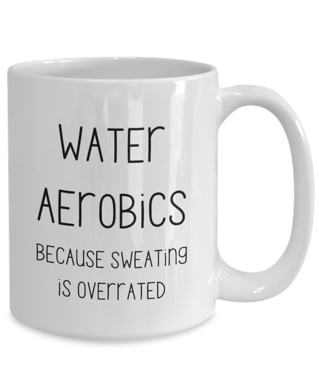 Water Aerobics Gifts Aquaerobics Funny Coffee Mug for Aquagym Tea Cup ...