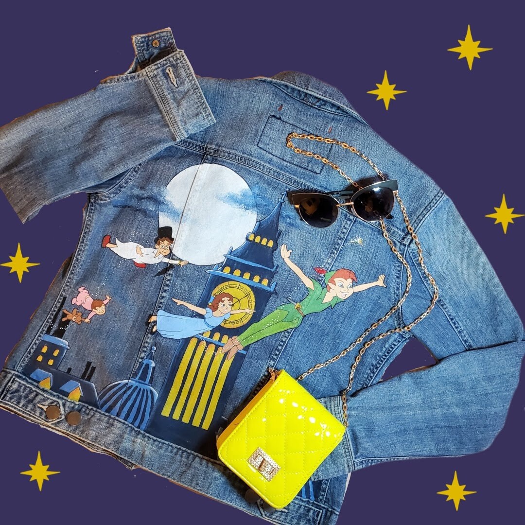 Custom Hand-painted Denim Jacket Order - Etsy