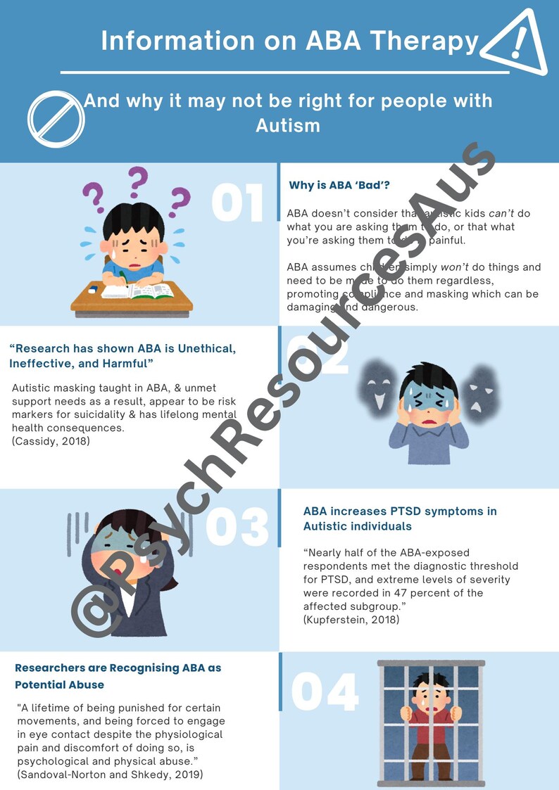 ABA Therapy -why It May Not Be Right for People With Autism; ABA ...
