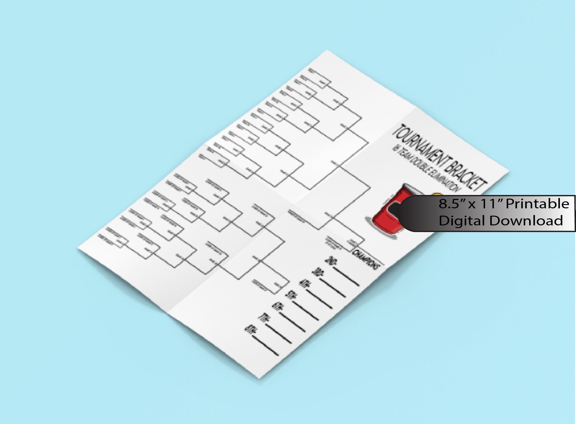 Beer Pong Tournament Bracket