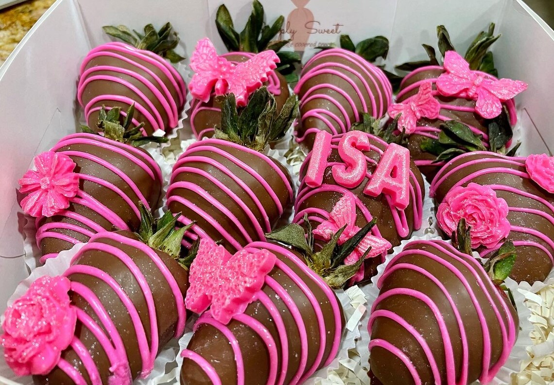 Custom Dozen Strawberries-pickup Only, Li-nassau County - Etsy