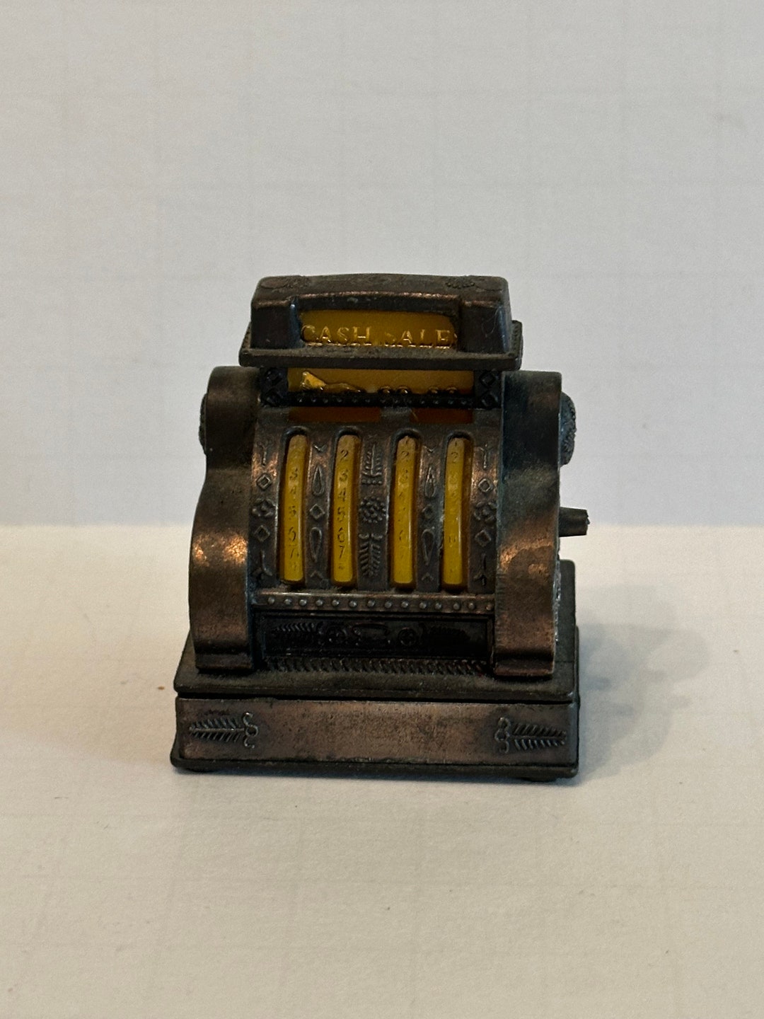 VTG Die Cast Miniature Cash Register Pencil Sharpener Collectible Doll ...