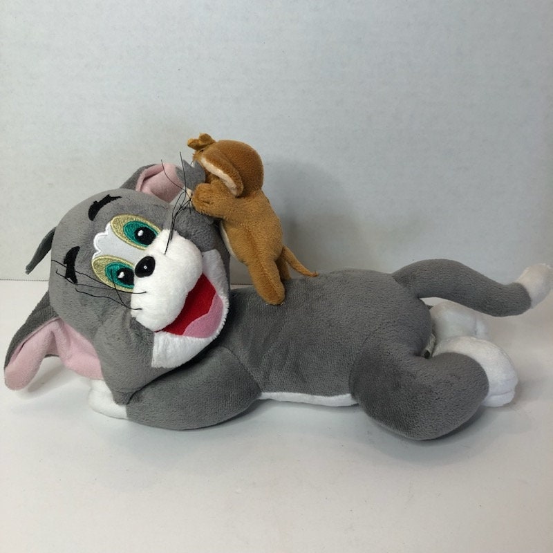 Chibi Tom And Jerry Plush Toy Cartoon Movie Cat Tuffy Nibbles Mouse ...