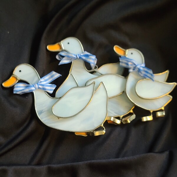 Geese With Blue Bows - Etsy