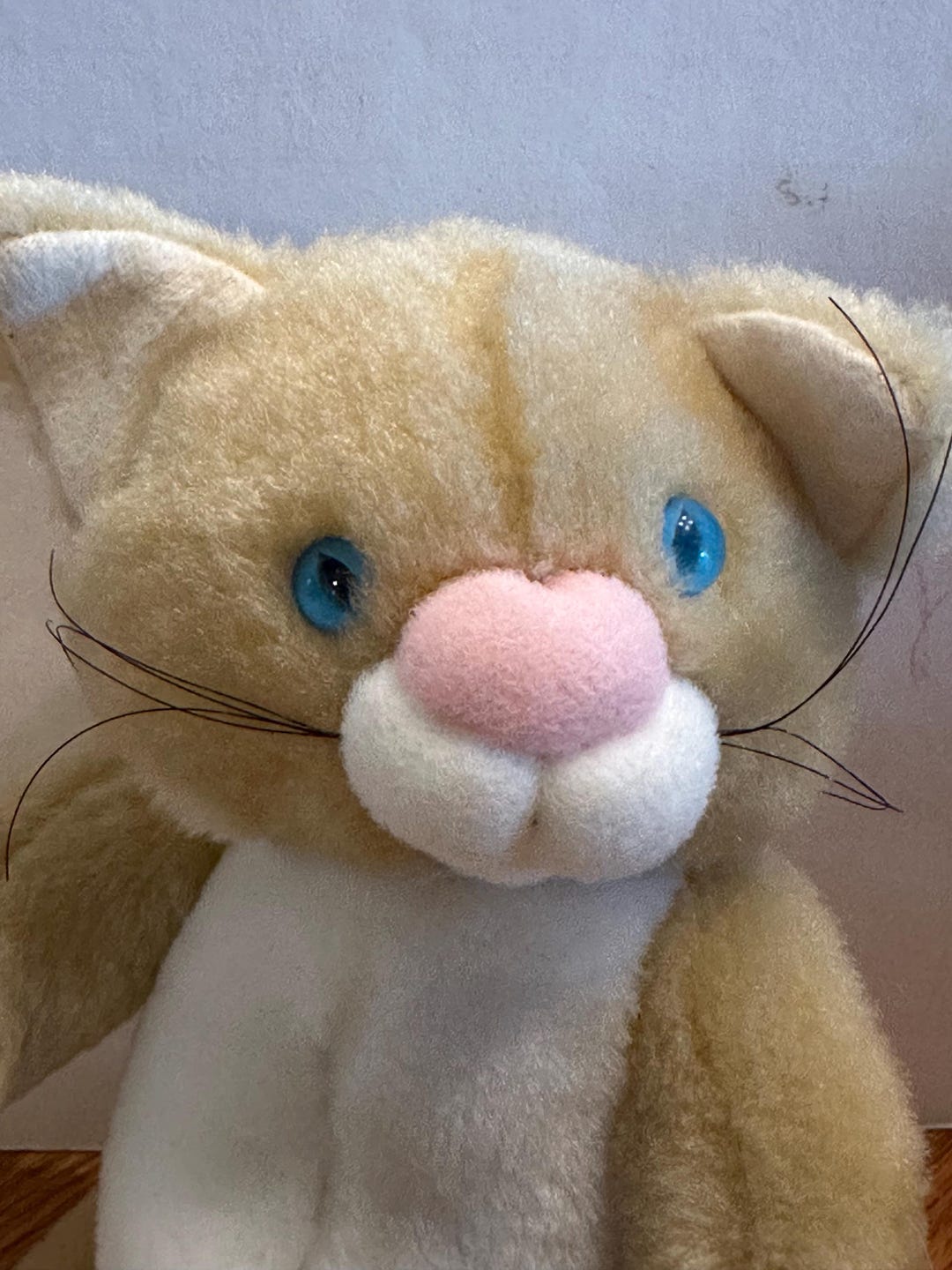 1988 Blue Eyed Kitty Plush CMC Inc Jointed Cat Stuffed Animal Toy - Etsy