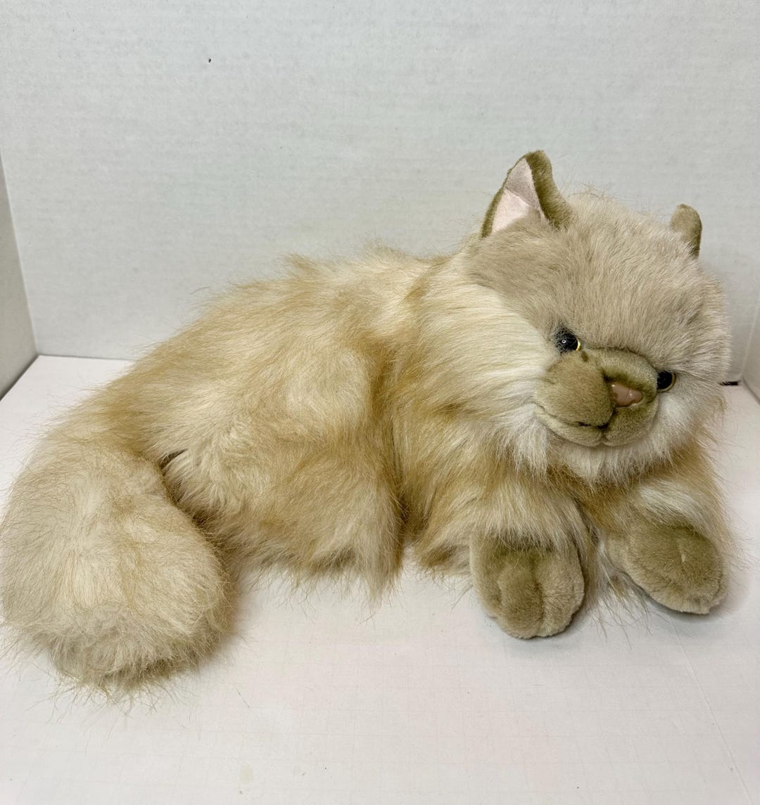 Chosun Life Like Realistic Cat Plush Himalayan Persian Fluffy 17 Inch ...