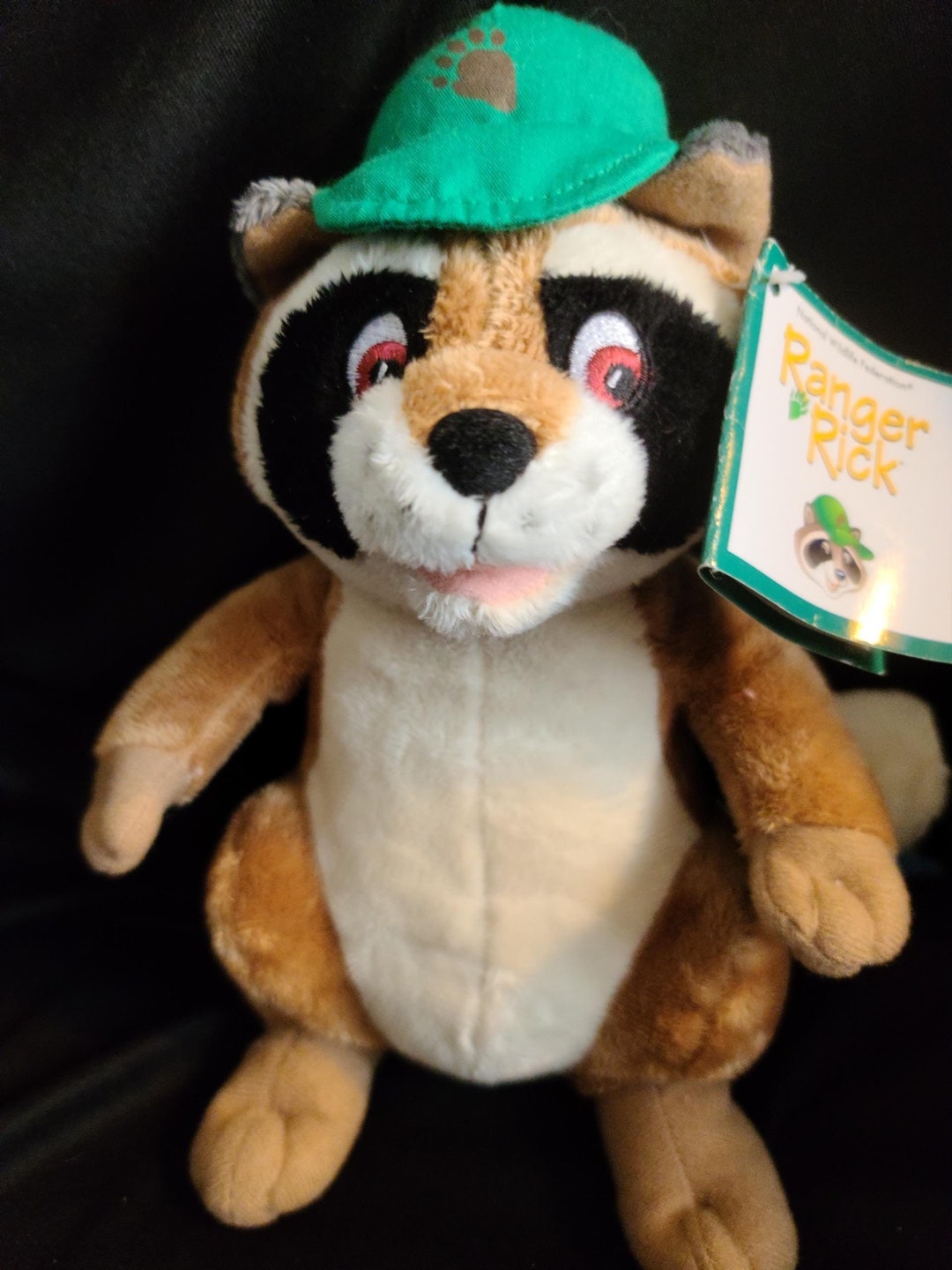 Ranger Rick Racoon Plush Stuffed Animal National Wildlife Federation ...