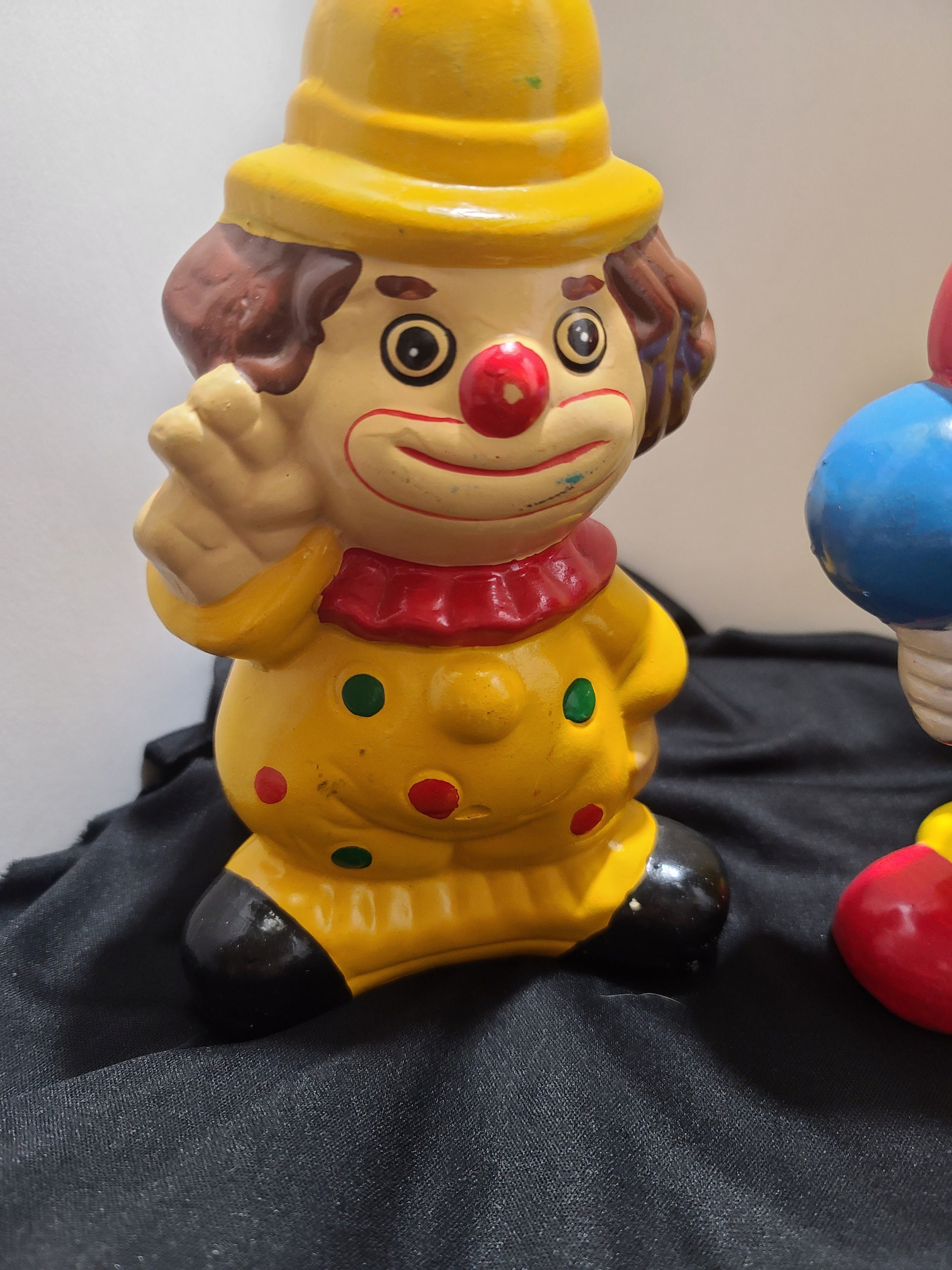 Vintage Ceramic Clown Bank Sold Separately - Etsy