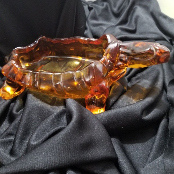 Amber Glass Turtle - Etsy