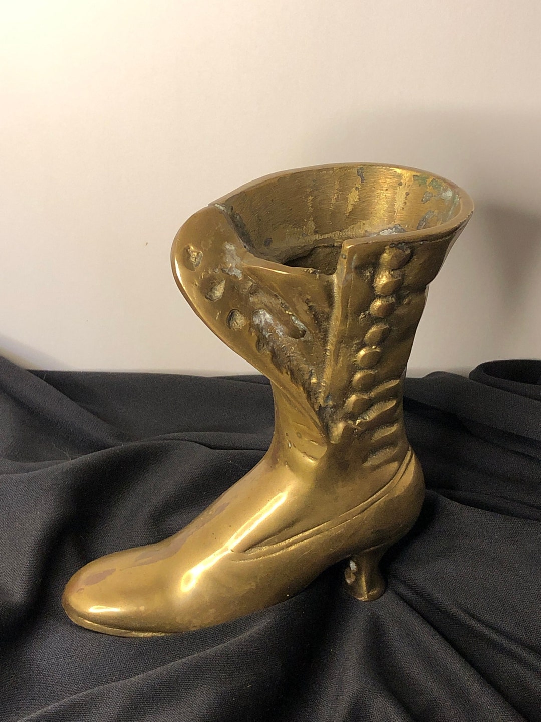 Vintage Victorian Style Brass Boot Shoe Figurine - Etsy