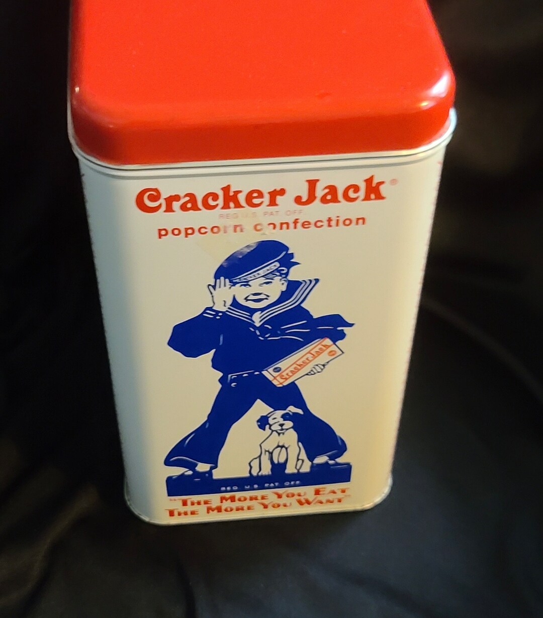Vintage Cracker Jack Collectible Metal Tin - Etsy