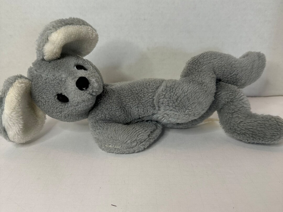 Kramer Seductive Reclining Grey Mouse Plush Stuffed Animal - Etsy