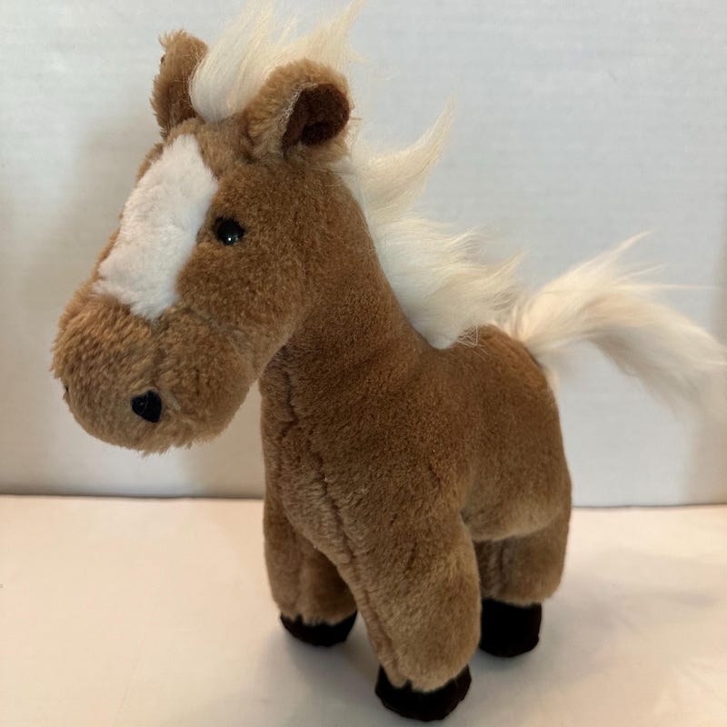 Plush Horse Vtg - Etsy