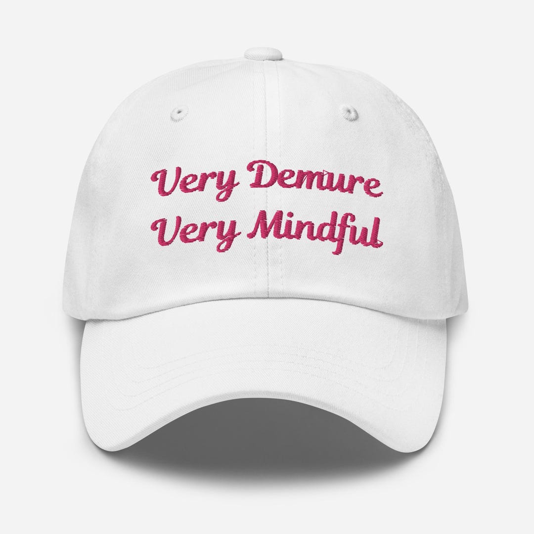 Very Demure Very Mindful Hat, Demure Hat, Very Mindful Hat, Very Demure ...