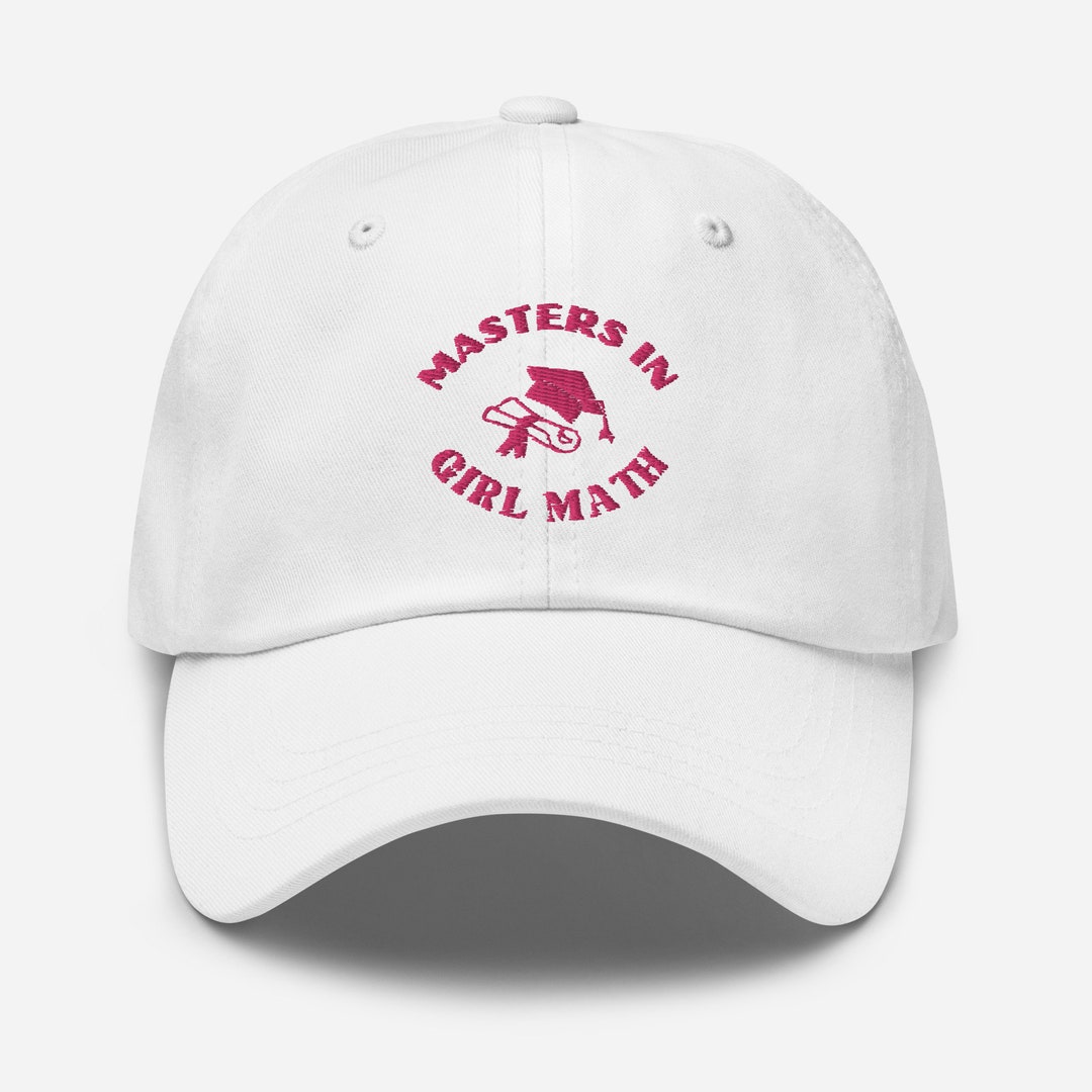 Girl Math Hat: Funny Meme Cap for Women - Etsy