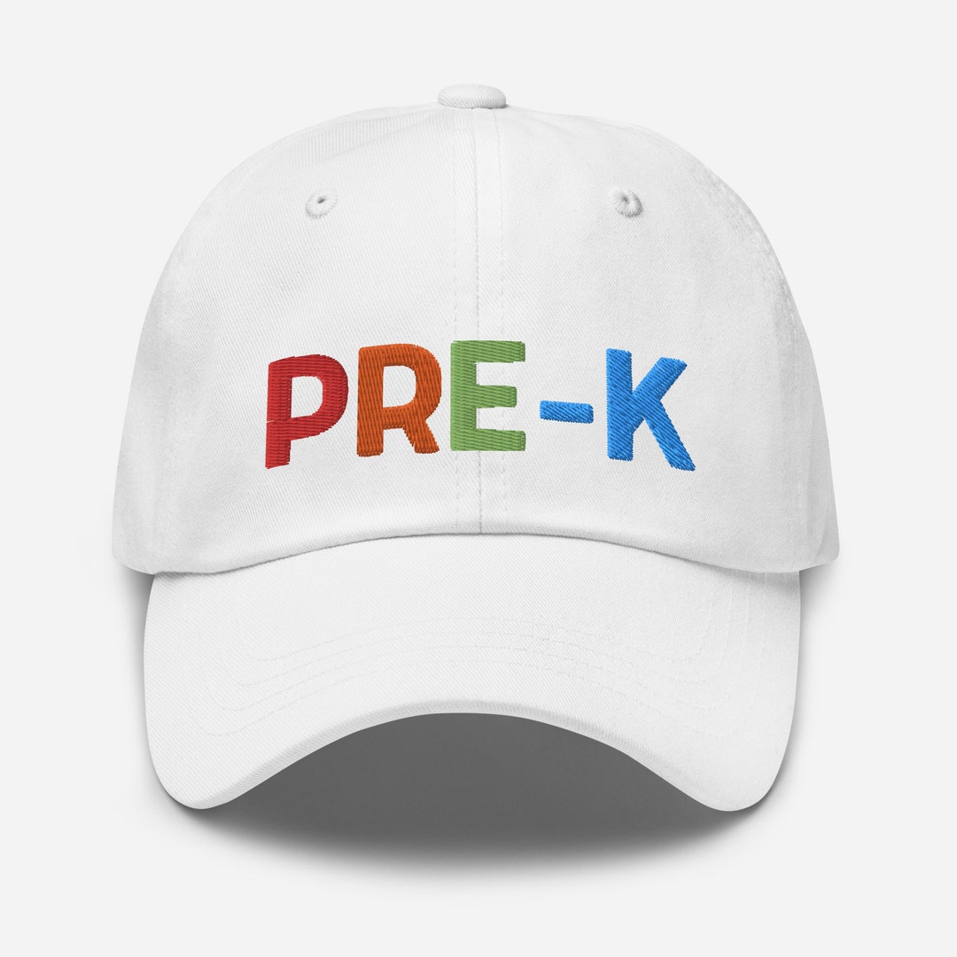 Pre K Hat, Pre-k Cap, Pre 1A Teacher Hat, Pre K Teacher, Gift for Pre K ...