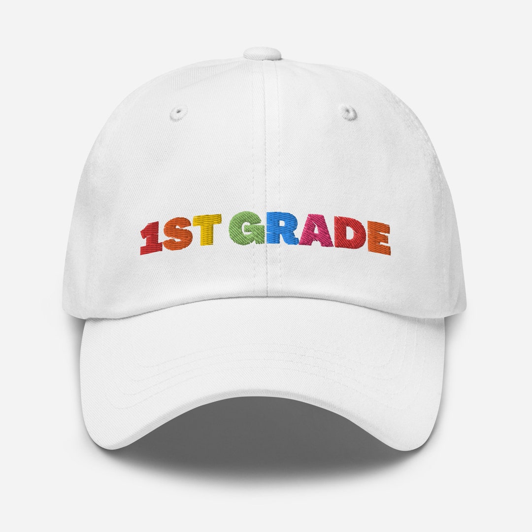 First Grade Hat, First Grade Teacher Hat, First Grade Rainbow, 1st ...