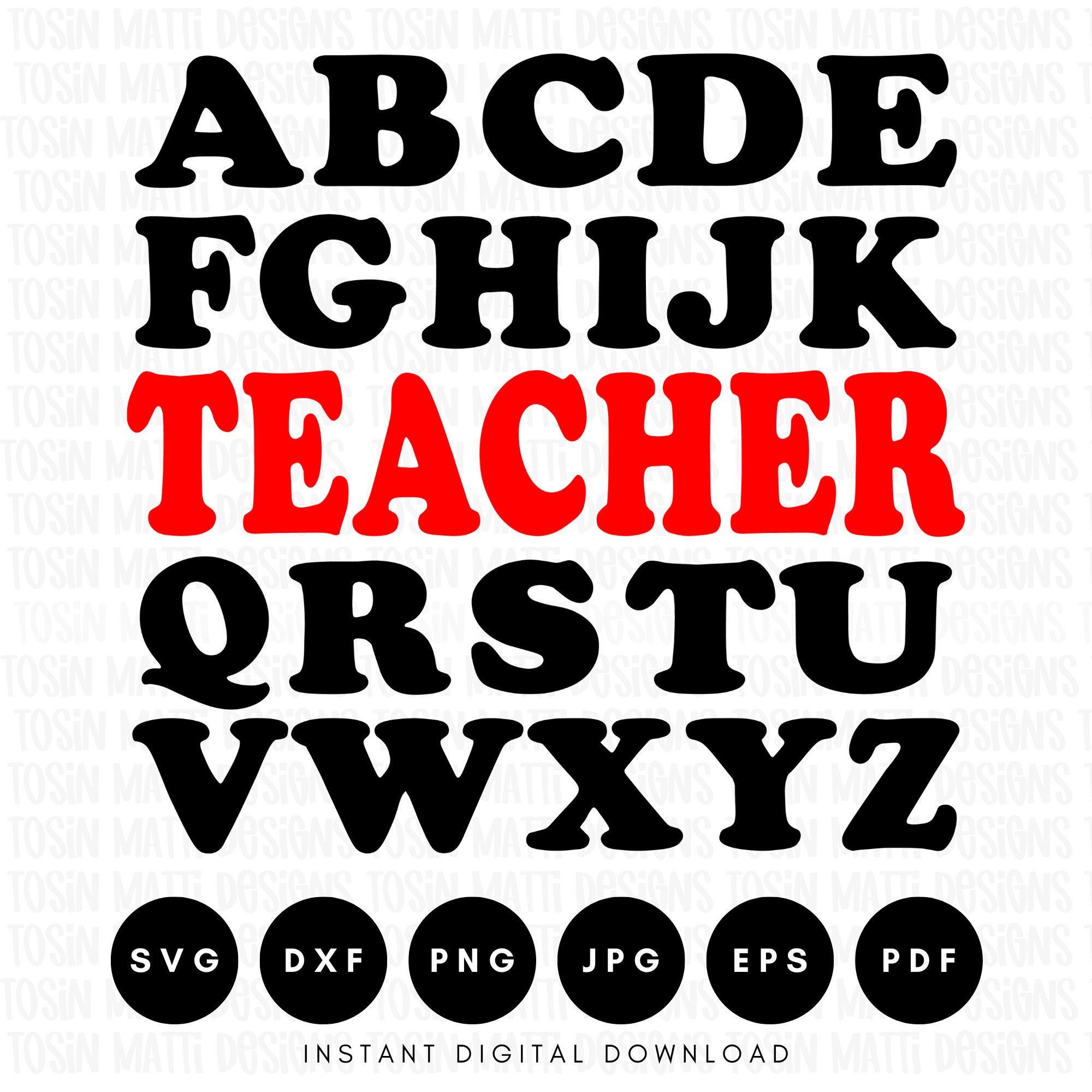 Teacher Alphabet Svg ABC Svg Teacher Svg Back to School - Etsy