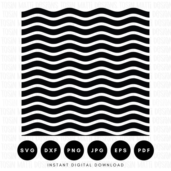 Wavy Lines - Etsy