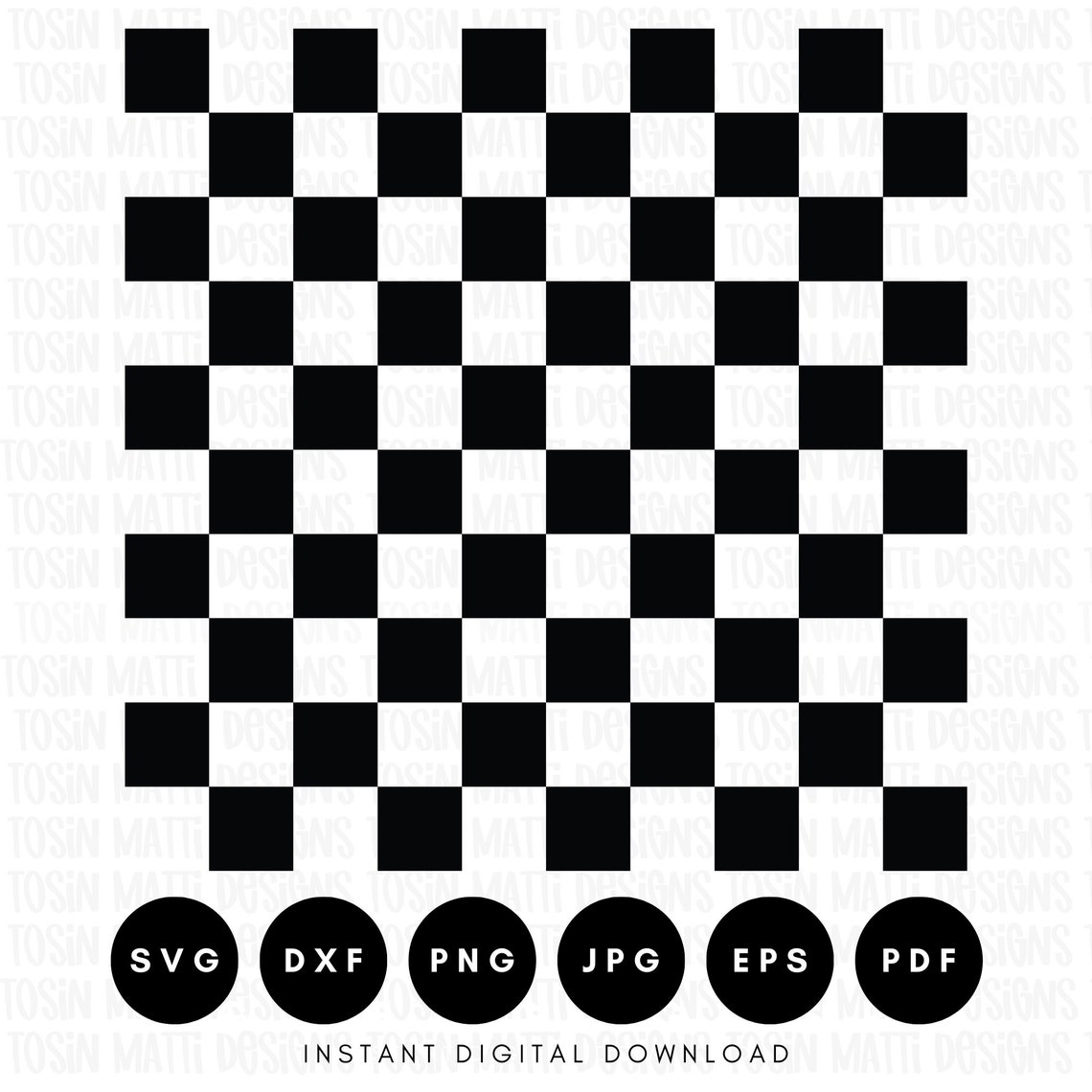 Seamless Checkered Pattern Svg, Checkered Background Svg, Checkered ...