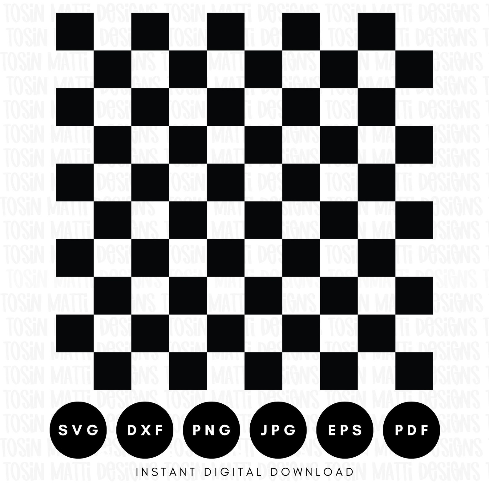 Seamless Checkered Pattern Svg, Checkered Background Svg, Checkered ...